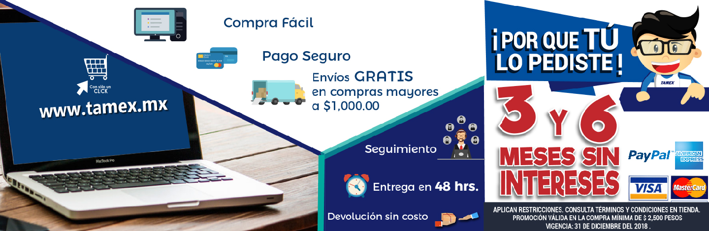 Tienda en Línea de Iluminación y material Eléctrico - TAMEX