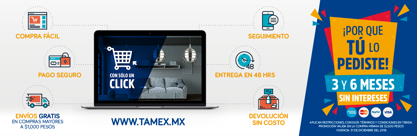 Tienda en Línea de Material Eléctrico e Iluminación - TAMEX